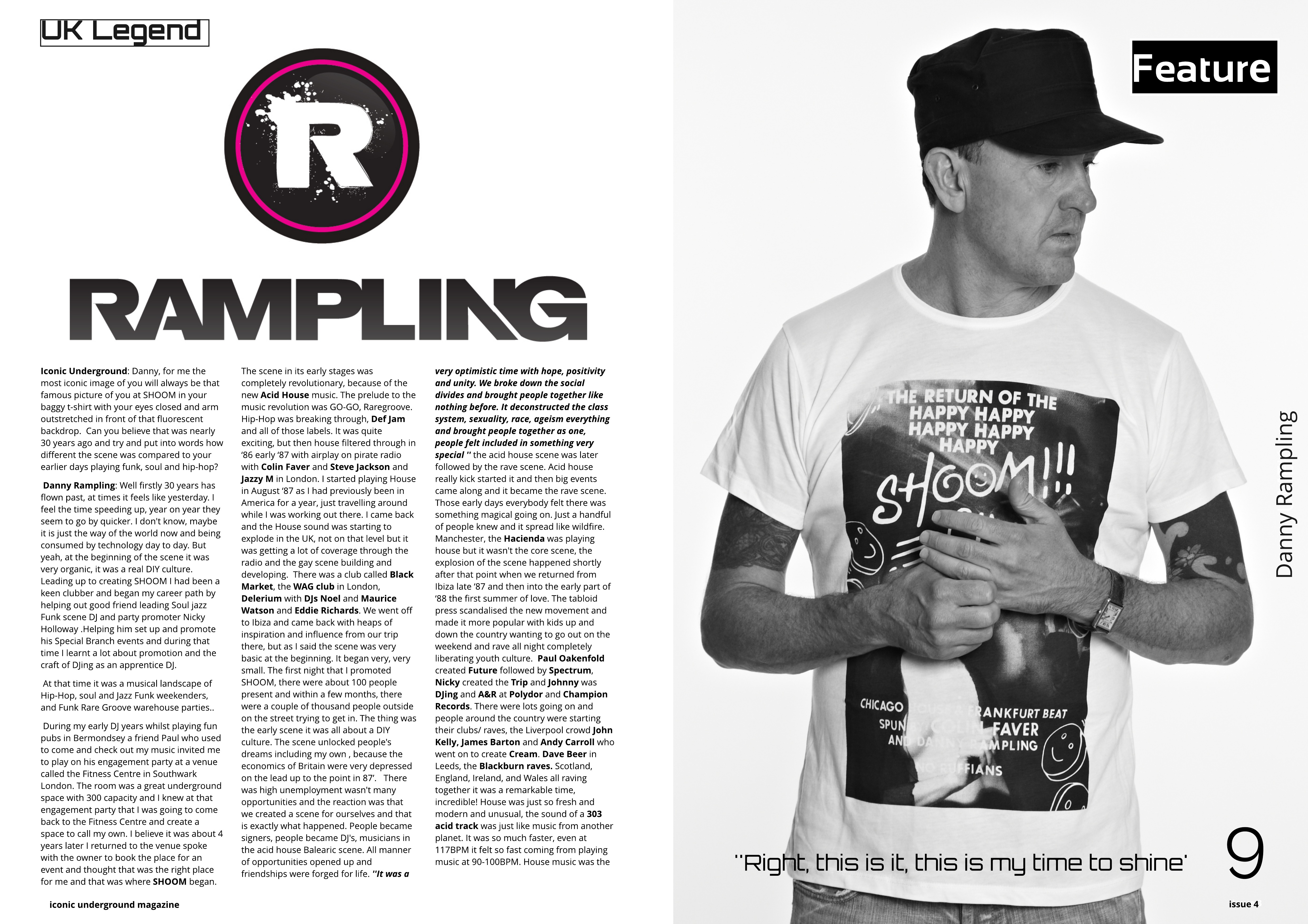 Danny Rampling - Exclusive Interview - Iconic Underground Magazine