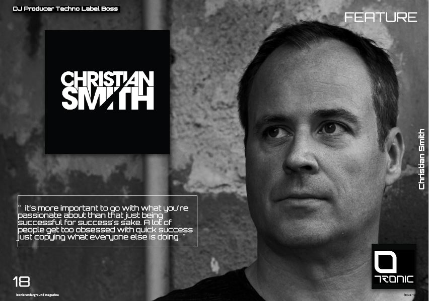 Christian Smith – Exclusive Feature Interview – Iconic Underground Magazine