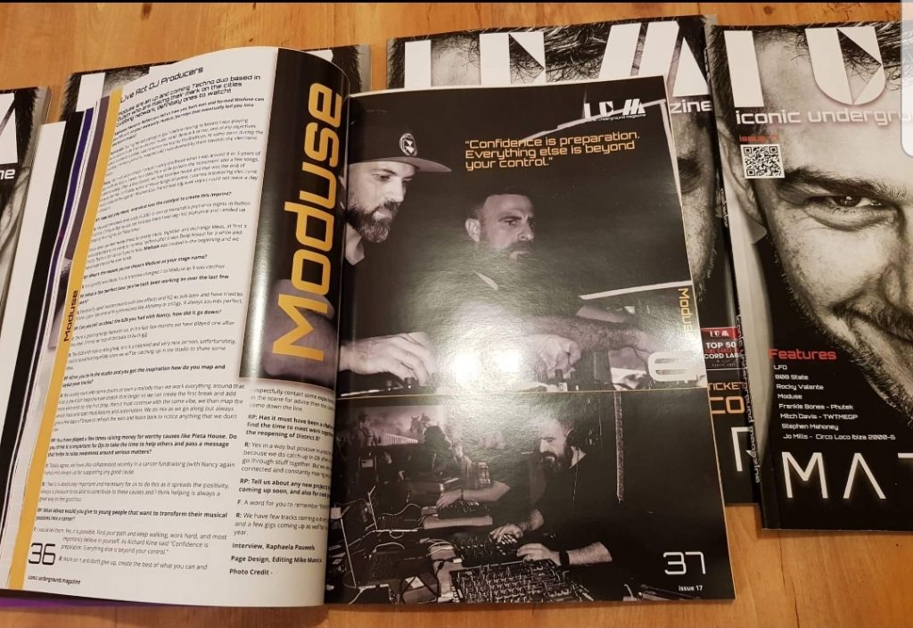 MODUSE - EXCLUSIVE INTERVIEW - Iconic Underground Magazine